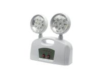 China 3W Double Head Emergency Light AC 85-265V ABS With Handle for sale