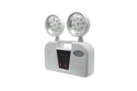 China 3h Duration 6W Twin Head Emergency Light AC 85-265V ABS for sale