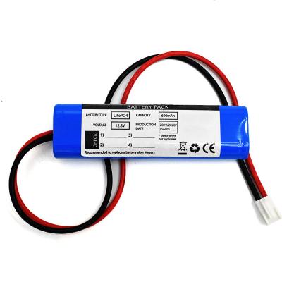 China IFR 600mAh 12.8V 14500 LiFePO4 Rechargeable Batteries Parallel Type for sale