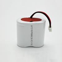 China Emergency Lighting Battery Ni-Cd Battery SC1800mAh 2.4V 4.32Wh Side By Side Type for sale