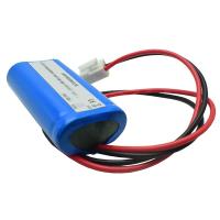 China OEM SBS Type IFR 14500*2 Cell 1.2Ah 3.2V LiFePO4 Emergency Lighting Batteries 10-20mm Wire Connector for sale