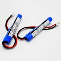 China PVC Stick Type IFR 18650*2 Cell In Series With Protection Control Module 0.6Ah 6.4V LiFePO4 Cylindrical Batteries for sale
