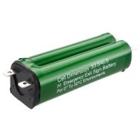 China Cell Dimension 33.5±0.5 H Emergency Exit Sign Battery For 0°C To 50°C Environments for sale