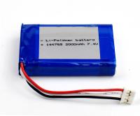 China Lithium Polymer 7.4 V Li Ion Battery 144765 75g 2000mAh Cells for sale