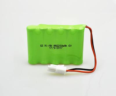 China Rechargeable AA Emergency Exit Light Batteries NiMH  2200mAh 6.0V for sale