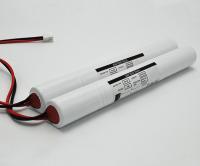 China Ni Cd Rechargeable Battery Pack C2500mAh 4.8V for Emergency Lighting for sale
