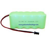 China Rechargeable Emergency Exit Light Batteries NiMH Battery 12V SC 2500mAh for sale