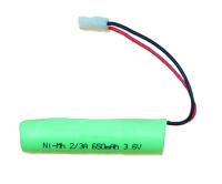 China Ni MH Emergency Exit Sign Battery 2A 3A 650mAh 3.6V Stick Batteries for sale