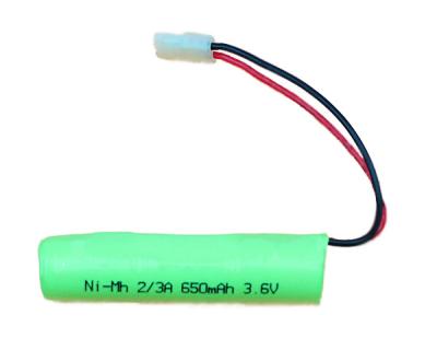 China Ni MH Emergency Exit Sign Battery 2A 3A 650mAh 3.6V Stick Batteries for sale