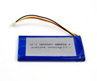 China Lithium Polymer 55g 7.4 V Li Ion Battery 1400mAh Cells 604985 for sale