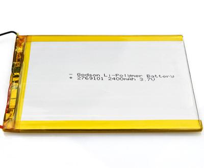 China High Capacity Li-Polymer Battery 2769101 2400mAh 3.7V For Sale for sale