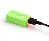 China Emergency Lighting 9V 250mAh Lithium Battery Low Temperature With USB for sale