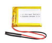 China 12.5g Lithium Ion Battery 3.7 V 550mAh Li Polymer Cell For Mobile Devices for sale