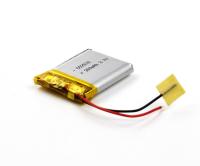 China 3.7V Lithium Polymer Battery 380mAh Cell For Emergency Lightings for sale