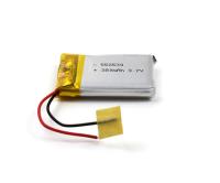 China 3.7V Lithium Polymer Battery 380mAh Cell For Emergency Lightings for sale
