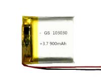 China Emergency Light 3.7 V Li Polymer Battery 900mAh Connector Included for sale