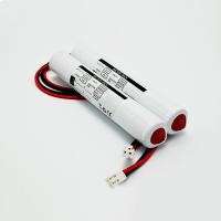 China 3.6V Emergency Light Ni Cd Battery 2500mAh 500 Times Cycles for sale
