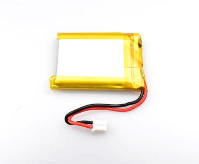 China Emergency Light 3.7 V 1000mah Polymer Lithium Battery With Connector for sale