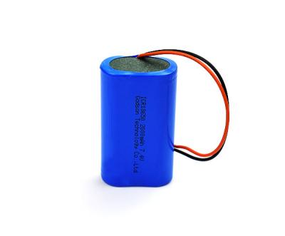 China Lithium Ion Emergency Exit Sign Battery ICR18650 2000mAh 7.4V Odorless for sale
