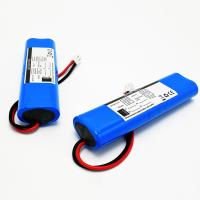 China Emergency Lighting Battery LiFePO4 3000mah Battery 6.4V Blue PVC for sale