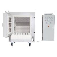 China Manual Sliding Bottom Bogie Hearth Furnace With PID Temp Control for sale