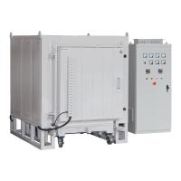 China Bogie Hearth Furnace 1200°C five heating sides  with a trolley car easy for loading and unloading for sale