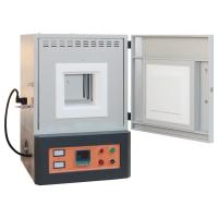 China 1700C Controlled Atmosphere Muffle Furnace With Gas Purging System W300mm for sale