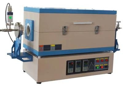 China Multi Three Heating Zones High Temperature Tube Furnace 1200C Long Life for sale