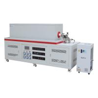 China 1700C CVD 3-zone Vacuum Tube Furnace With MFC Gas Mixer And Molecular Pump Unit for sale
