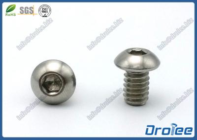 China ISO 7380 M5 x 25mm Stainless Steel A4 Button Head Allen Bolt for sale