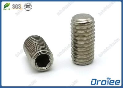 China 18-8 Stainless Steel M2 Flat Point Socket Set Screw for sale