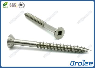 China Countersunk Head Square Drive Marine Grade Stainless Steel 316 Decking Screw for sale