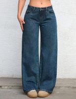 China Persian blue comfortable breathable denim pants for women for sale