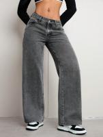 China Rock gray comfortable breathable denim pants for women for sale