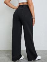 China Black slouchy jeans for women for sale