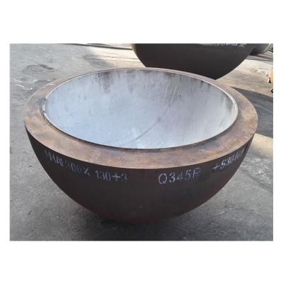 China ASME Standard 30 Inch Welding Connection Hemispherical Tank Head for Steel Pipe End for sale