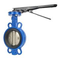 China 150LB PN16 DN100 Ductile Cast Iron Stainless Steel Double Flange Wafer Lug Butterfly Valve for sale