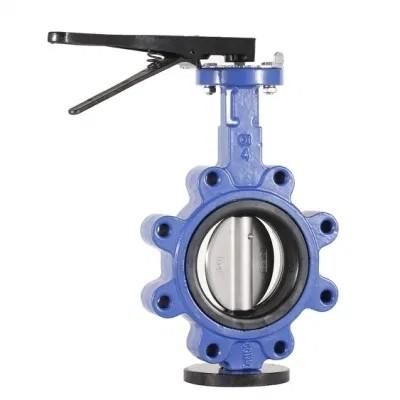 China API609 EPDM Lined PTFE Cast Iron Lug Type Wafer Butterfly Valve for Customized Needs for sale
