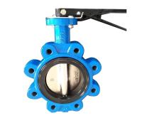 China API609 EPDM Lined PTFE Cast Iron Lug Type Wafer Butterfly Valve for Customized Needs for sale