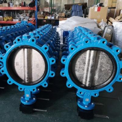 China Customized JIS 10k/5k PN10/16 Aluminum Bronze Stainless Steel Body EPDM NBR PTFE Seat Lug Type Butterfly for sale