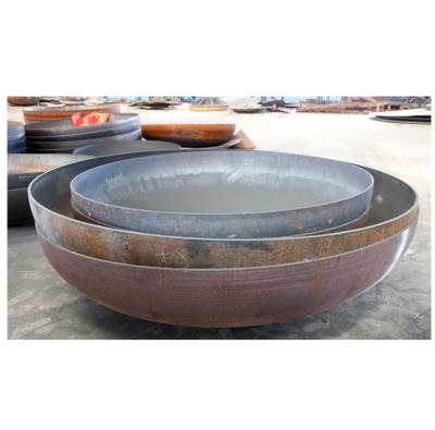 China Customized Spherical Bottoms Hemisphere Dished Head Tank Ends and Custom Manufacturing for sale