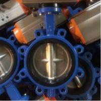 China Water Media PN10 PN16 Rubber Seal Lug Type Butterfly Valve Lt Type Worm Actuated for sale