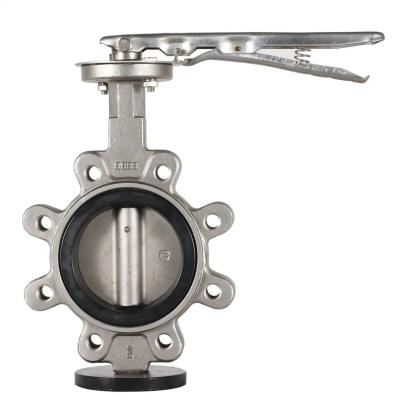 China Depends on Specifications PN10/PN16 Ductile Iron Lug Type Lt Butterfly Valve for sale