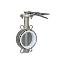 China Water Media Sanitary Stainless Steel Butterfly Valve with Handle of Excellent for sale