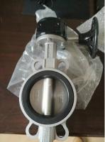 China Water Media Sanitary Stainless Steel Butterfly Valve with Handle of Excellent for sale