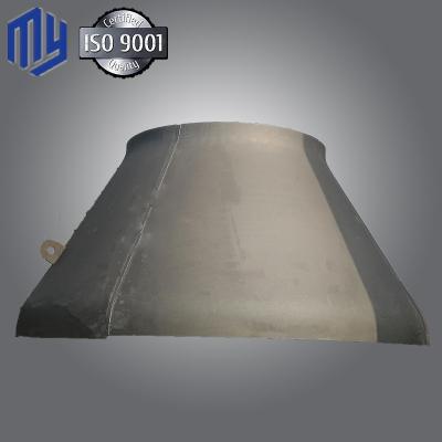 China Pressure Vessel Heads Carbon Steel Cold Pressing Dish Conical Tank End Conical Head for sale