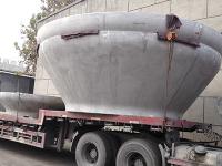 China Pressure Vessel Heads Carbon Steel Cold Pressing Dish Conical Tank End Conical Head for sale