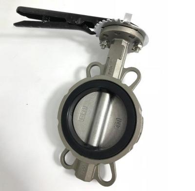 China Stainless Steel Butterfly Valve with OEM Port Size and Pneumatic Regulating Handle for sale