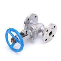 China 3 inch CF8 Stainless Steel Worm Gear Manual Flange Gate Valve with ANSI 150LB Rating for sale