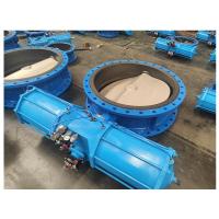 China Efficiently-Controlled Butterfly Valves WCB Ductile Cast Iron Pneumatic Flanged Valve for sale